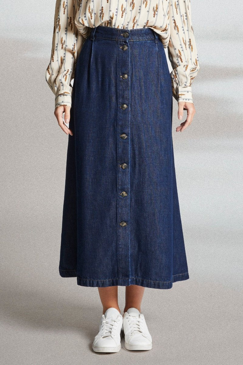 JUSTINE long lyocell skirt - Mat de Misaine