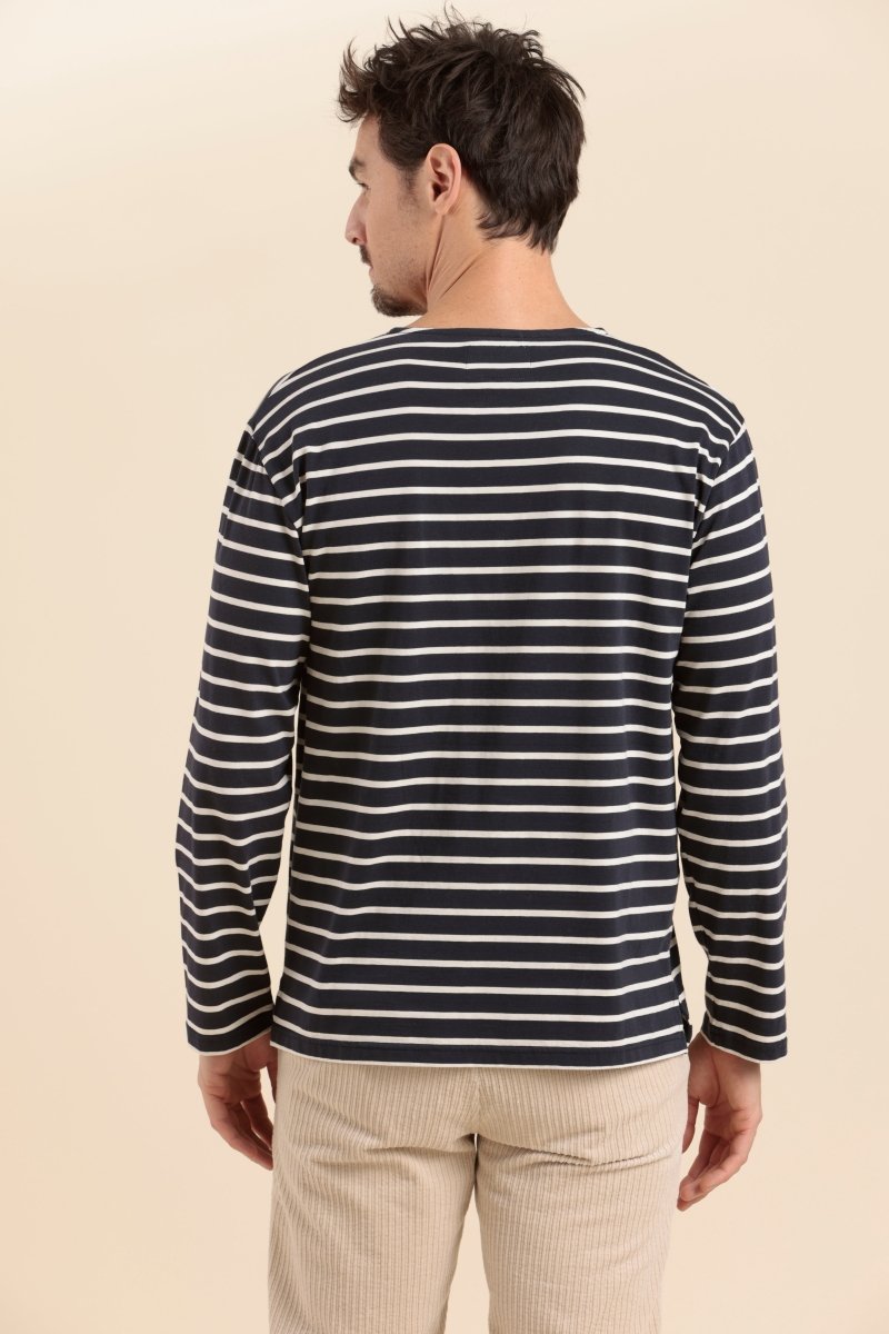 Men's organic cotton striped shirts | Mat de Misaine